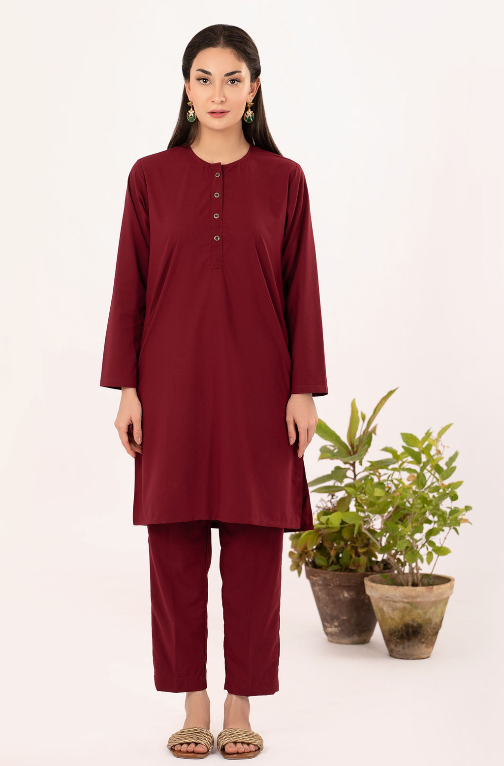 Lucknow Set - Ruby Red – Manto UK