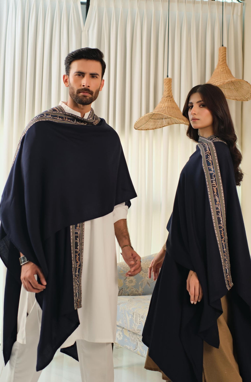 Sabaat (Steady through Storms) - Blue & Green Cape – Manto UK