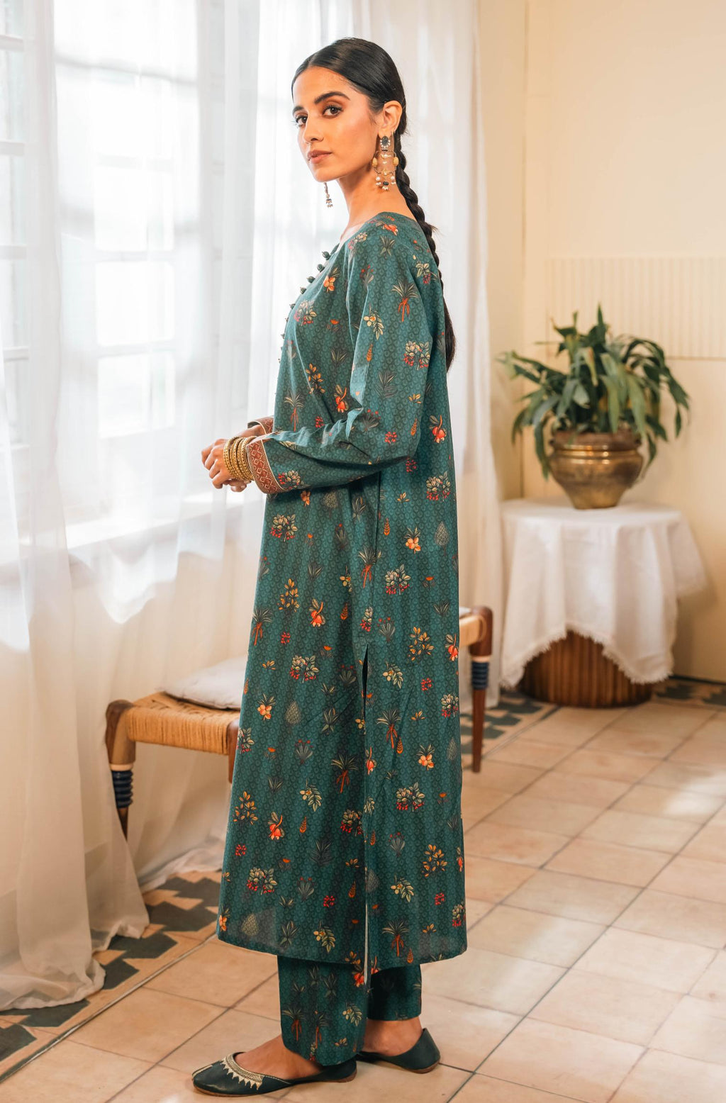 Gulzar (Blooming Garden) - Teal Set – Manto UK