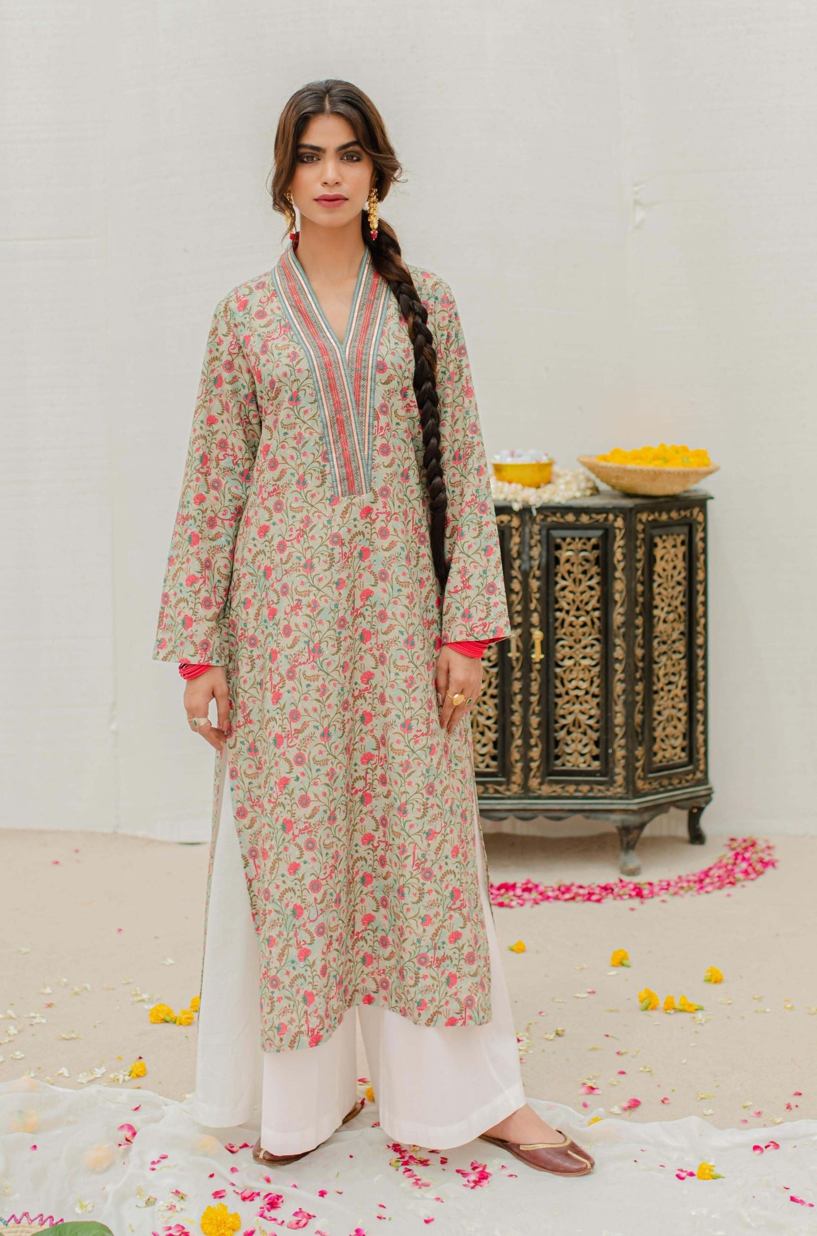 Roshni (The Spark Within) - Mint & Pink – Manto UK